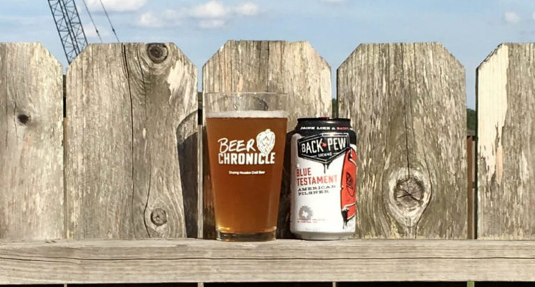 Back Pew Blue Testament - Beer Chronicle - Sharing Houston Beer