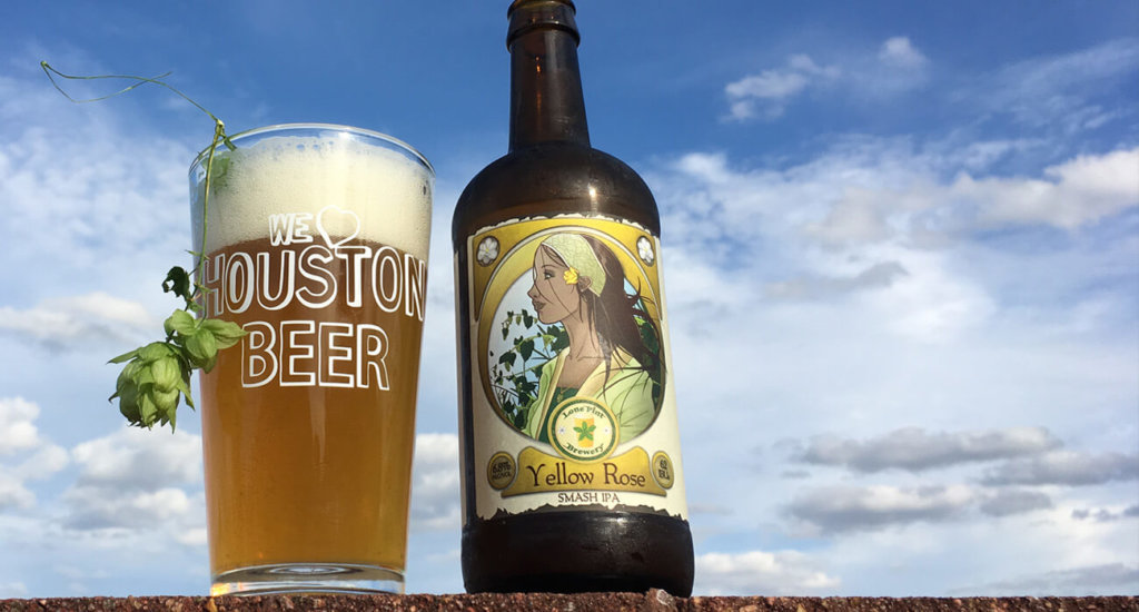 Yellow Rose IPA - Lone Pint Brewery - Houston Craft Beer Reviews