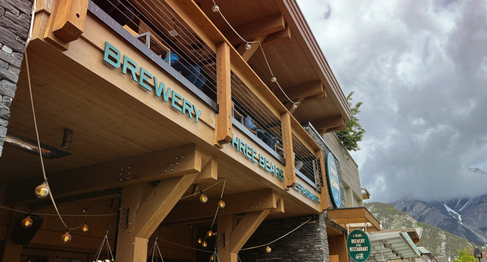 Three Bears Brewery Banff CA - Traidbait Travels - Houston Beer